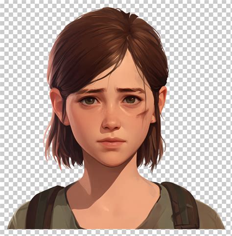 Ellie Williams Emotional Girl Animation Illustration Png Clipart