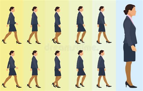 Teen Boy Walking Cycle Stock Vector Illustration Of Faceless 33330763