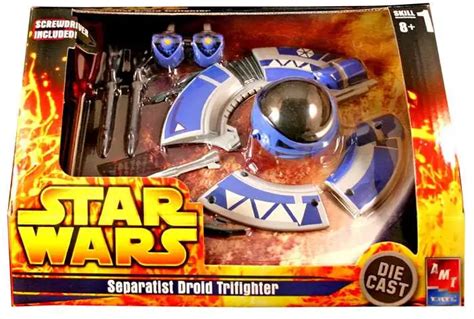 Star Wars Model Kits Separatist Droid Tri Fighter Diecast Model Kit Amt