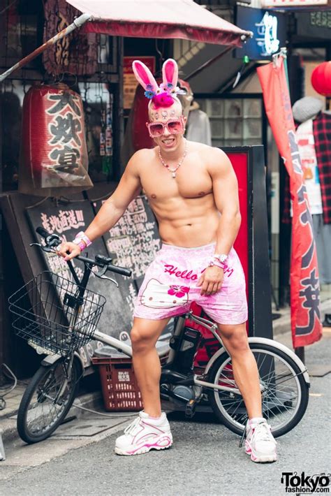 Candy Ken In Harajuku With Big Muscles Grills And Pink Hello Kitty Fashion Tokyo Fashion