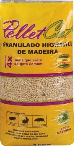 Granulado De Madeira Higiênico Pellet Cat Para Gatos 15kg Mercadolivre