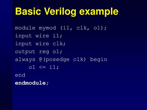 Ppt The Design Process Rtl Netlists And Verilog Powerpoint