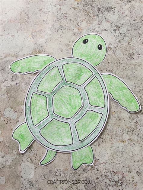 Build A Turtle Craft Free Printable Crafts On Sea