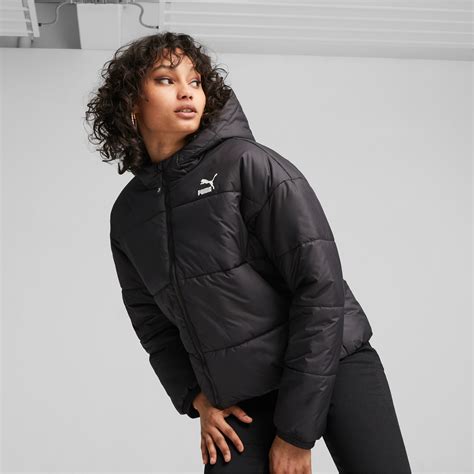Classics Womens Padded Jacket Black Puma