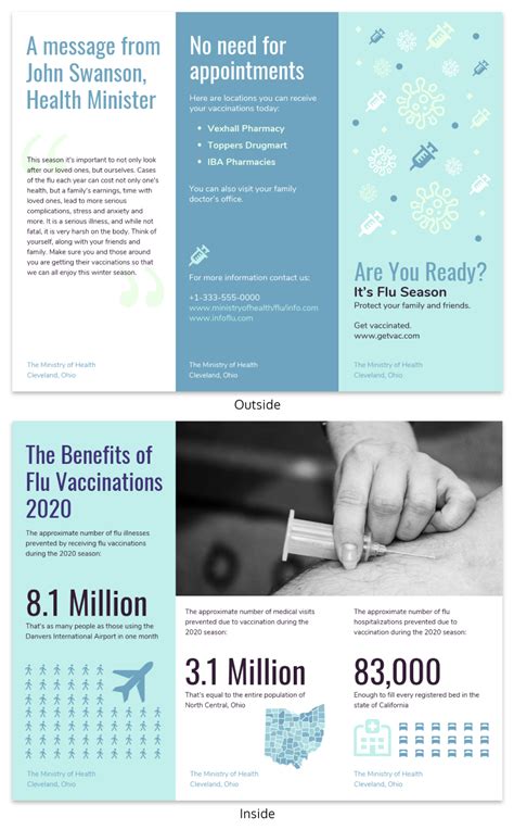 Health Pamphlet Template