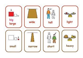 English Opposites Flashcards For Esol Efl Sen Etc 23 Pairs Tpt