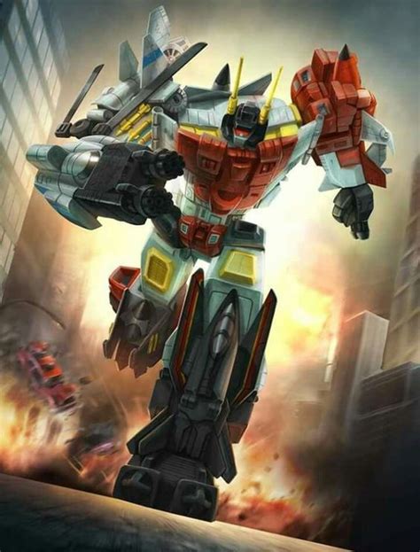 Autobot Superion G1 Artwork From Transformers Legends Game Aerial