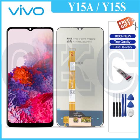 Original For Vivo Y15a Y15s Lcd With Frame Display Touch Screen Digitizer Full Set Assembly Lcd