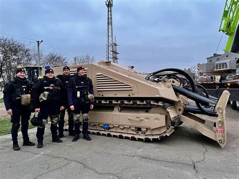 Ukrainian Eod Teams In The Kherson Oblast Recently Received Two Dok Ing Mv 4 And Mv 10