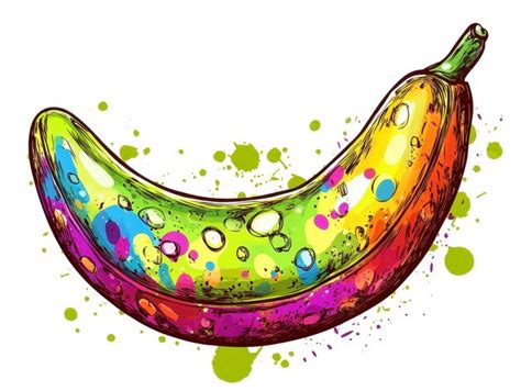 Lima Bean Illustration In Colorful Pop Art Style Premium Ai Generated