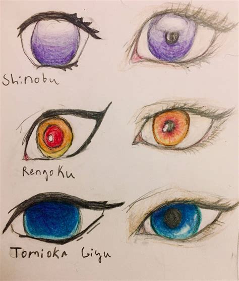 Demon Slayer Eye Drawing 2 By Ceilit On Deviantart