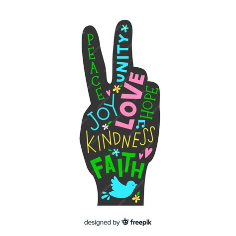 Colorful Peace Symbols