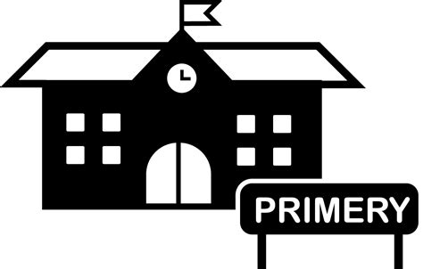Primary School Vector Icon [free Download] Svg And Png
