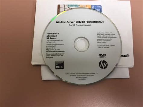 Hp Windows Server 2012 R2 Foundation Rok 1cp X64 Bitwith Product Key