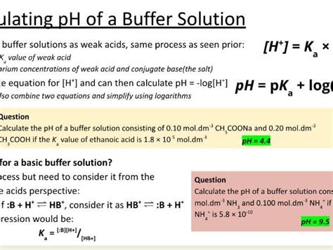 Buffer Solutions Year 13 Equilibria 3 Slides And Tasks Teaching