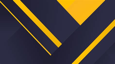 Yellow Blue Material Design 4k Wallpapers Hd Wallpapers Id 24480