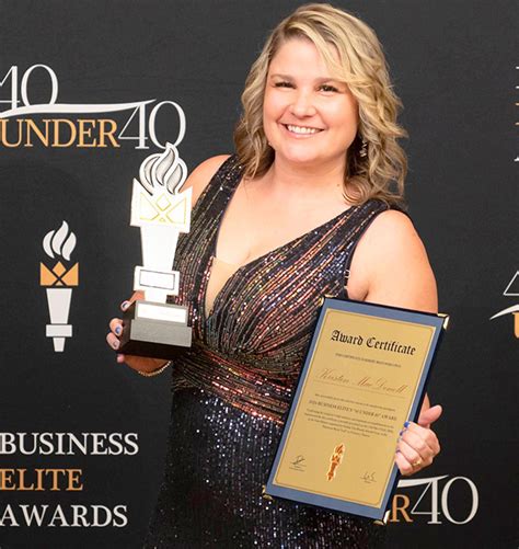 Kristen Macdonell Honoured With 40 Under 40 Award