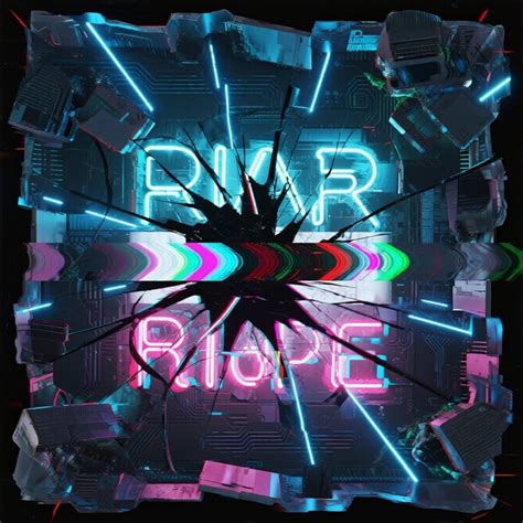 Free Digital Neon Decomposition Photo Cyberpunk Neon Holographic