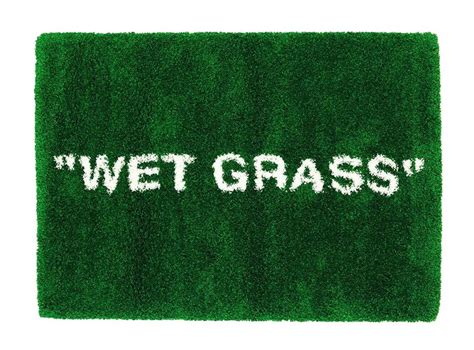 Virgil Abloh Ikea X Off White Collection Wet Grass Teppich Kaufen