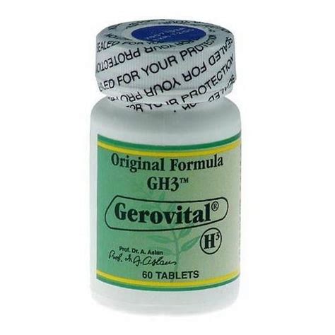 Gh3 Gerovital H3 Original Anti Aging Formula 60 Nepal Ubuy