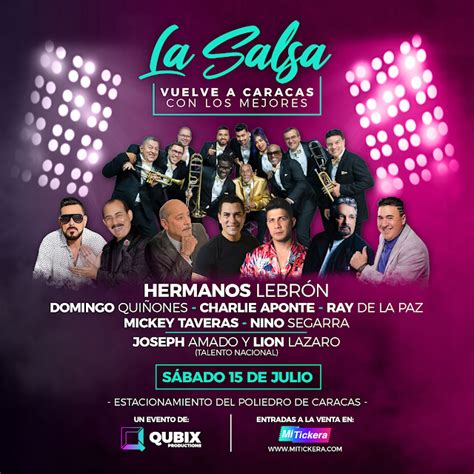 La Salsa Vuelve A Caracas Reúne A Los Más Grandes En Un Solo Escenario