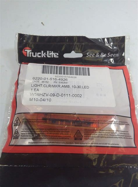 New Dot Truck Lite Clearance Light 3382847 6220 01 516 4926 Ebay