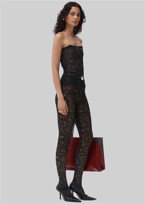 Beaufille Cassia Lace Stockings Black Thefrankieshop