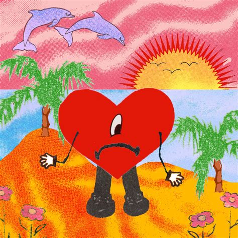 Bad Bunny Heart Wallpapers Wallpaper Cave