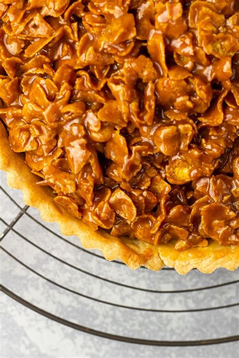Cornflake Jam Tart A Homemade Buttery Flaky Crust That Is Filled