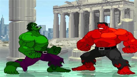 Hulk Vs Red Hulk Savage Smash Fight😤 Marvel Mugen Final Battle Comics