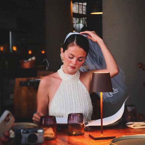 Selena Gomez Rocks Bridal White Looks During Beachy Bachelorette