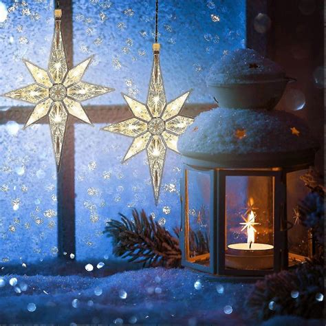 108 Inch Bethlehem Christmas Window Star Lights Plastic Lighted Star