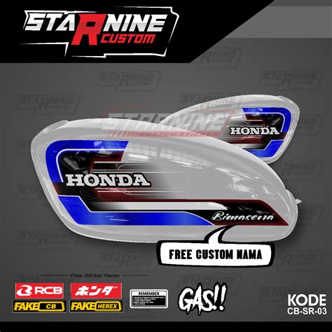 Jual Striping Cb Free Reques Nama Stiker Cb Herex Shopee Indonesia