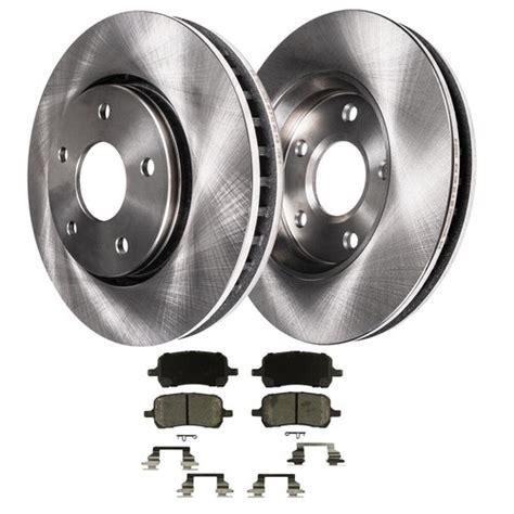 Front Disc Brake Rotors Ceramic Brake Pads For 2004 2012 Chevrolet