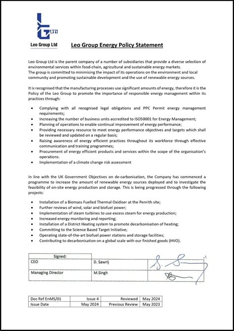 Climate Commitment Leo Group Ltd
