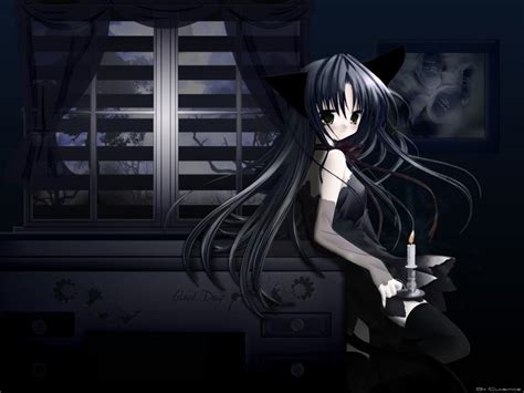 Cat Girl Anime Goth