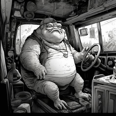 Premium Photo The Adventures Of The Fat Toad Monster An Ink