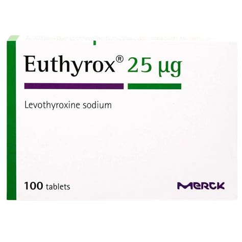 Buy Euthyrox 25mcg 100 Tablets Online At Best Price In The Uae Life