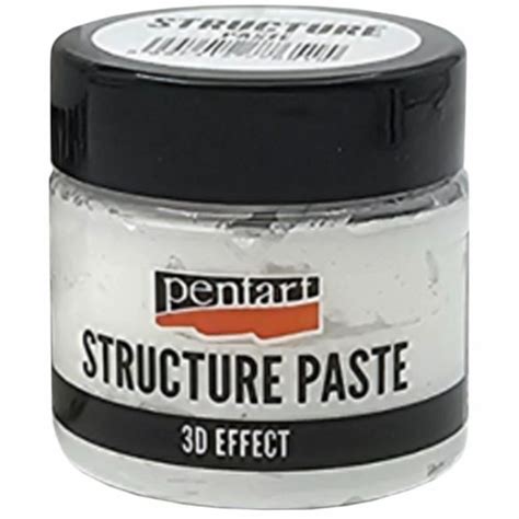 Pentart Structure Paste 3d Effect 50ml Art Supply Store A