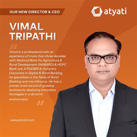 Atyati Technologies Welcomes Our New Director And Ceo Onboard Vimal