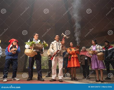 Ceremony Of The Mazahua Ethnic Group Editorial Photography Image Of