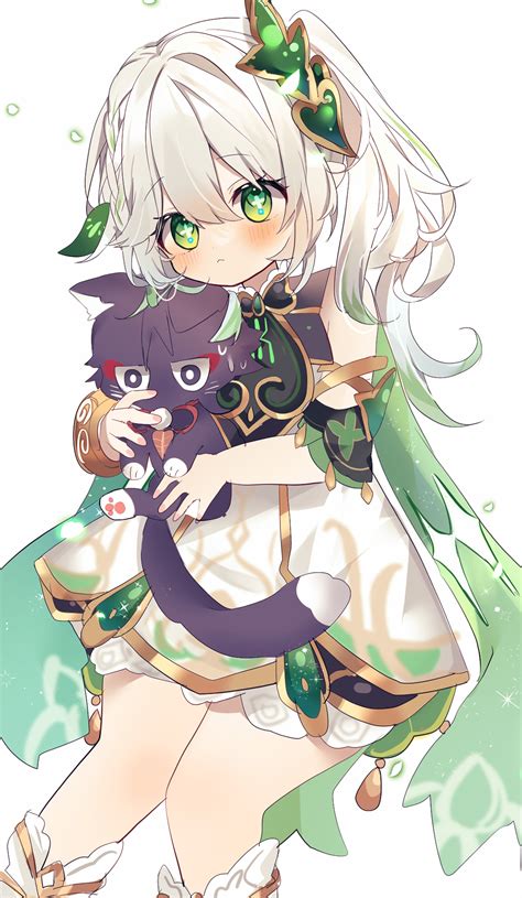 Yuzukiyuno Yunmu G Nahida Genshin Impact Scaramouche Cat