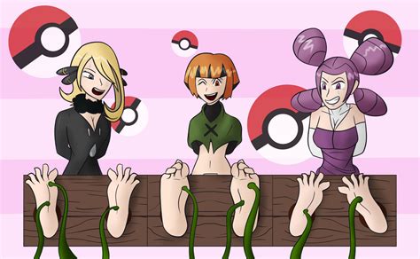 Women Of Sinnoh Tickle By Nopnopnop2 On Deviantart