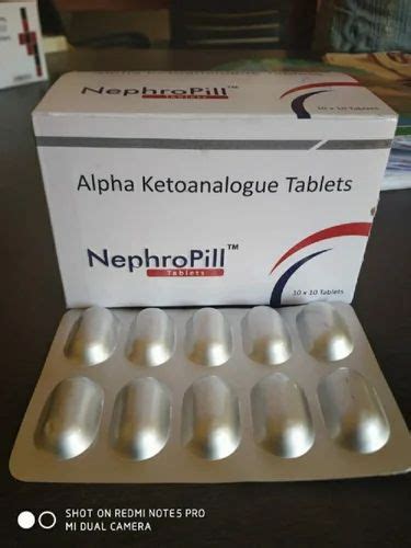 Nephro Pil Alpha Ketoanaglague Tablet 400 Mg Packaging Size 110 Tablets At ₹ 380strip In Sirsa