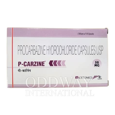 Procarbazine 50 Mg Capsule Oncology Exporter Oddway