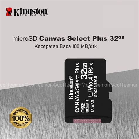 Jual Kingston Micro Sd Card Class 10 32gb Shopee Indonesia