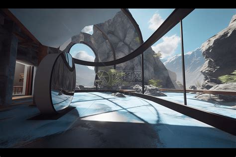 虚拟现实场景3d创意概念图图片素材 正版创意图片600125661 摄图网