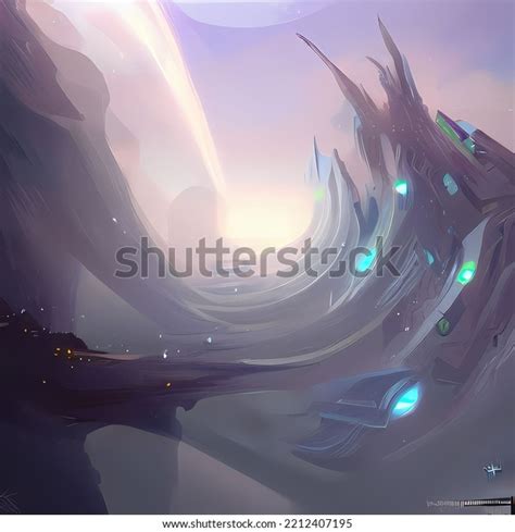 Sci Fi Concept Art Design Stock Illustration 2212407195 Shutterstock
