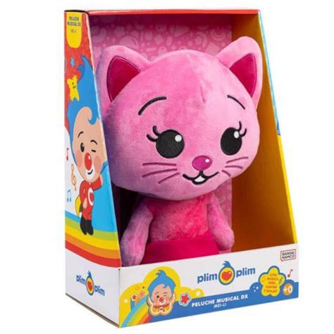 Peluche Musical Mei Li Plim Plim 30cm Con Canciones Y Frases