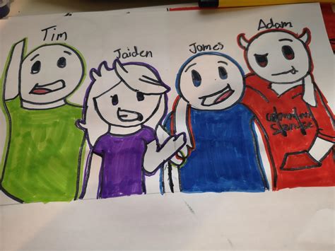 Fan Art Of Somethingelseyt Theoddonesout Jaiden Animations And Timtom